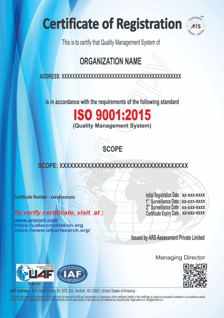 ISO Certification - Lead Consulting Limited